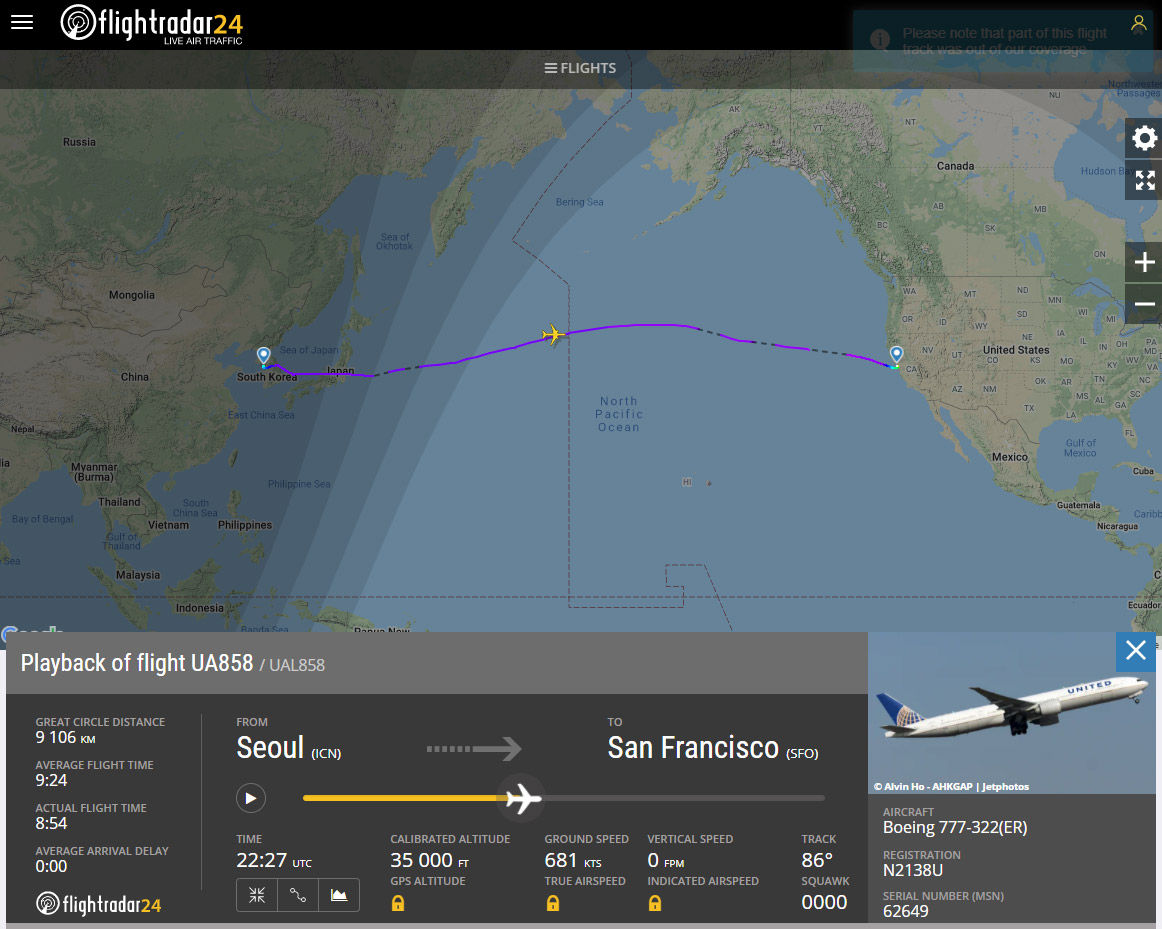 Полет во времени: два авиарейса в США вернулись в 2020 год